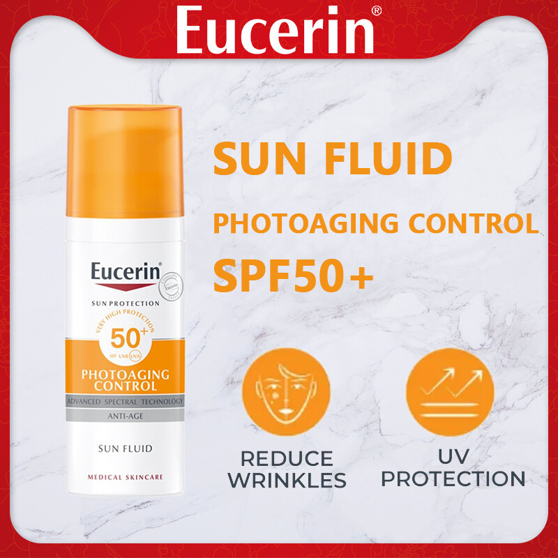 Eucerin Sunscreen Sun Fluid Photoaging Control SPF50 (50ml) | Shopee Malaysia