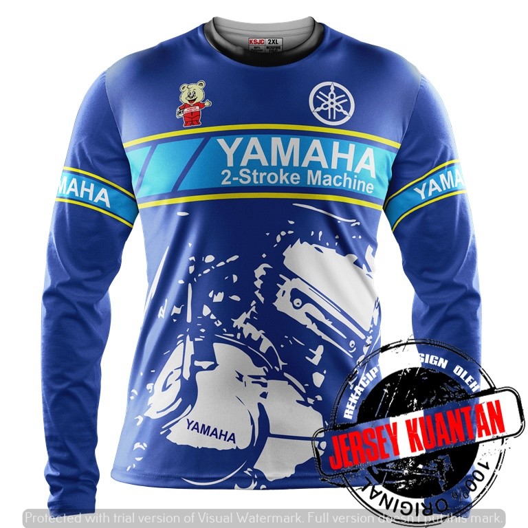MADE IN MALAYSIA - Baju Yamaha RXZ The Boss Blue Edition (Short ...