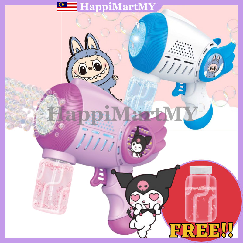 20Holes Bubble Machine Handheld Automatic Large Capacity Labubu Bubbles ...