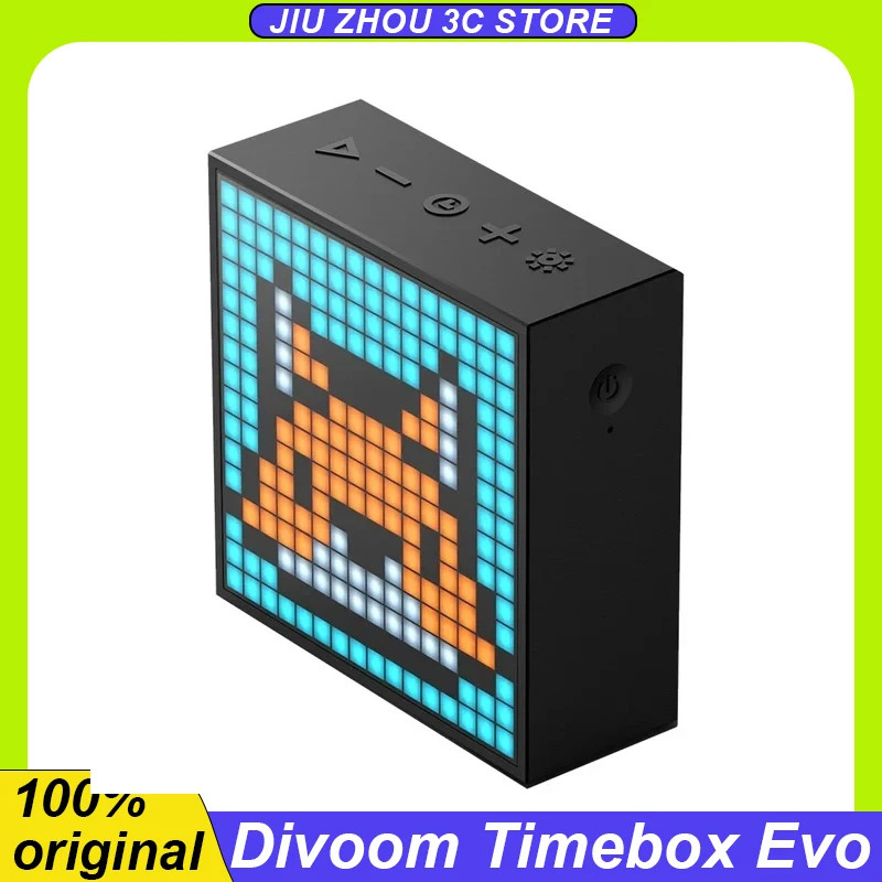 Divoom Timebox Evo Bluetooth Portable Speaker With Clock Alarm ...