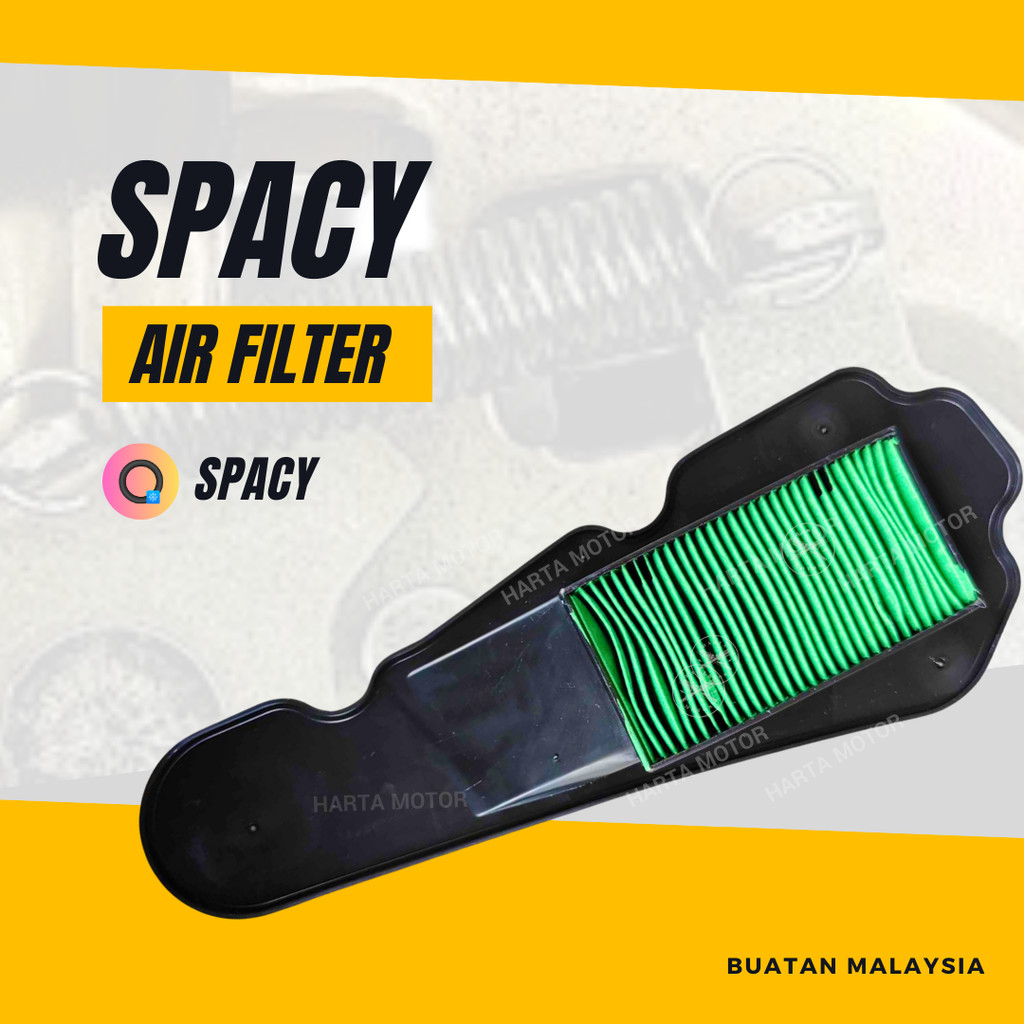 SPACY AIR FILTER - HONDA SPACY 110 NSC110CS NSC 110 CS ELEMENT KOTAK ...