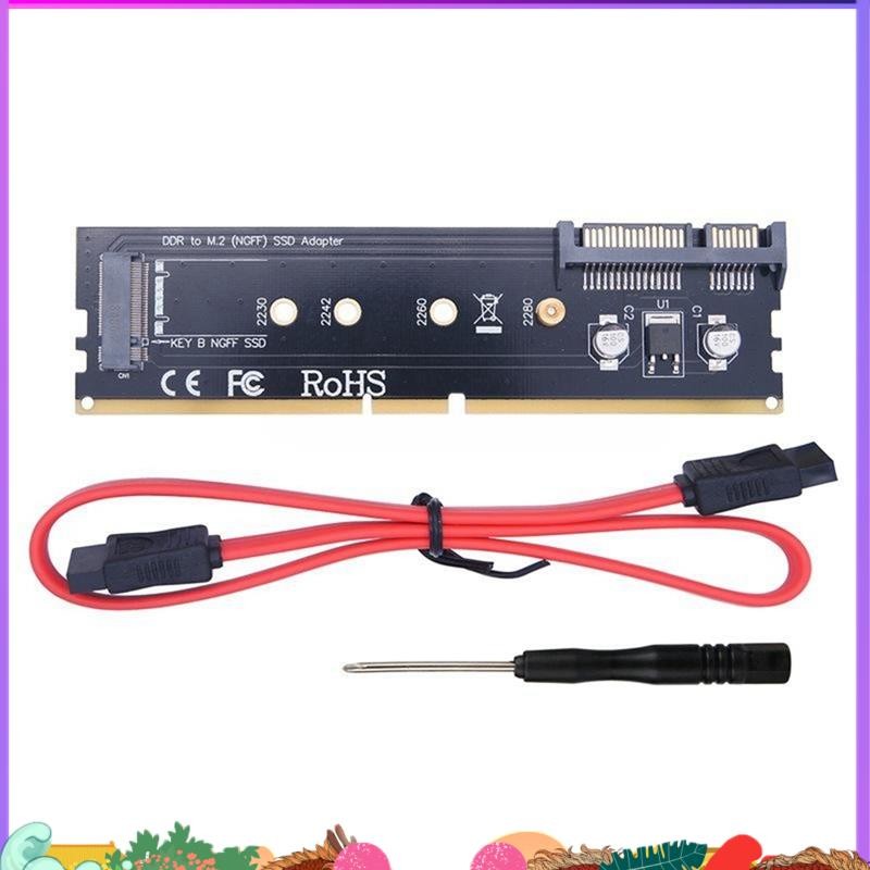 Ddr3 Ddr4 Ddr2 To M2 Ssd Adapter Ddr To M2 Hard Disk Adapter Card 