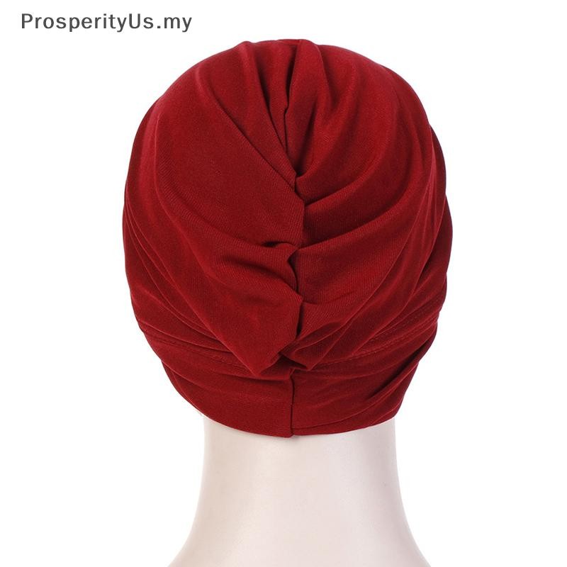 [ProsperityUs] Full Cover Inner Hijab Caps Muslim stretch Turban cap ...