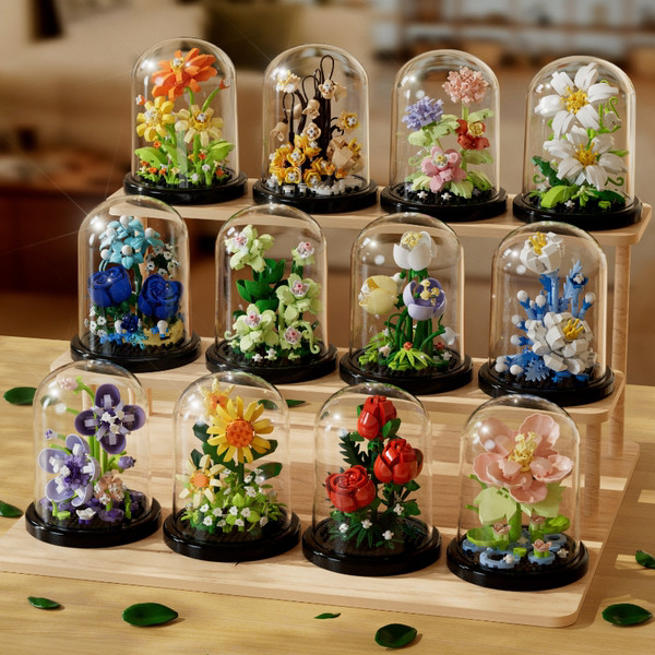 lego flower bouquet flower bouquet lego Blok Bangunan Siri Kanak-kanak ...