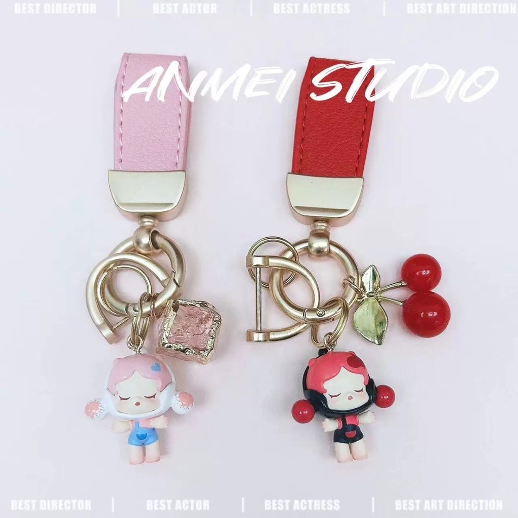 New Product Pop Mart Hug Cute Pellets dimoo Car Keychain Bag Pendant ...