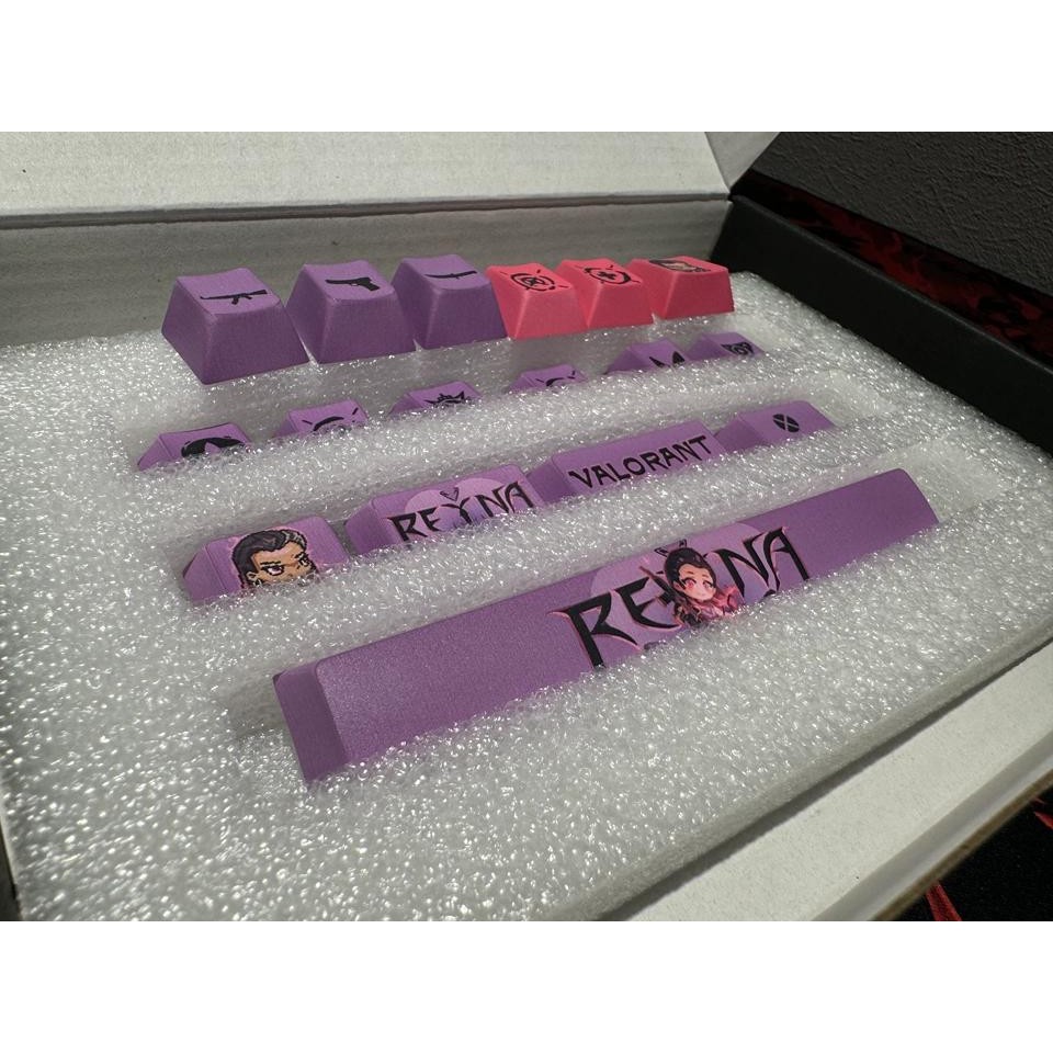 Reyna Keycap Cherry/OEM Profile 11/14 Keys Five-sided Sublimation Cute ...