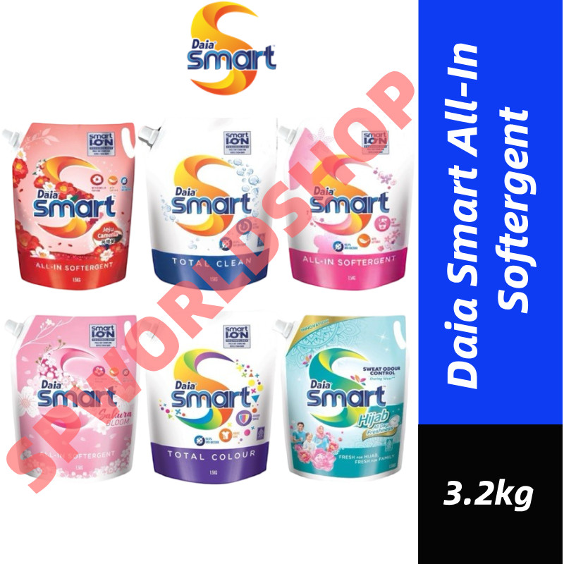 Daia Smart All-In Softergent (3.2kg) | Shopee Malaysia
