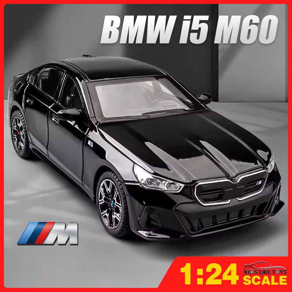 KLT 1:24 BMW i5 M60 Diecast Model Car Alloy Cars Toys Collection Gift ...