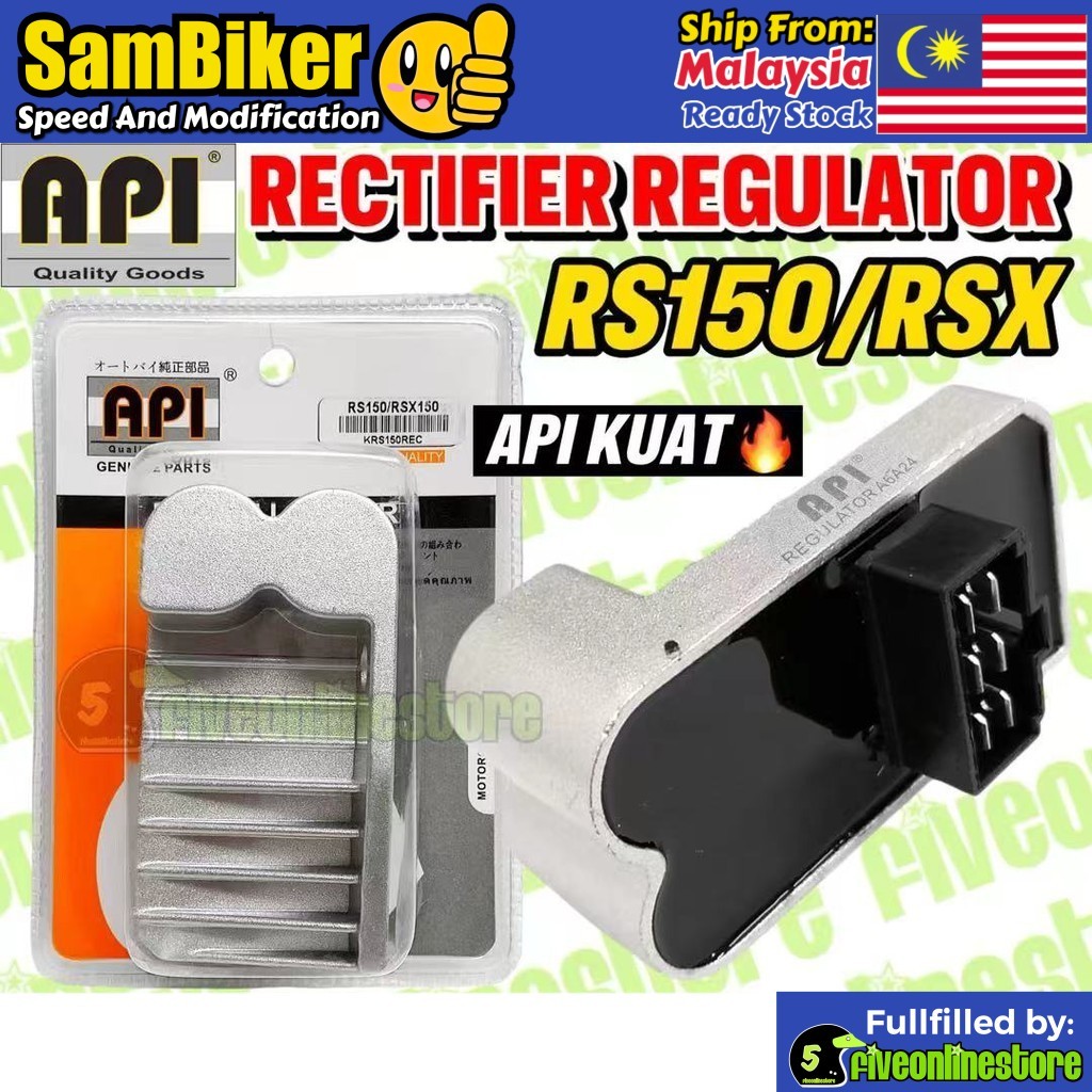RS150 Rectifier & Regulator Katab Lampu RS150R RS 150 RSX150 RS-X TH ...