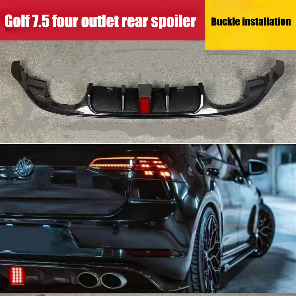 Suitable for 18-20 Volkswagen Golf 7.5 rear lip full range modified TCR ...