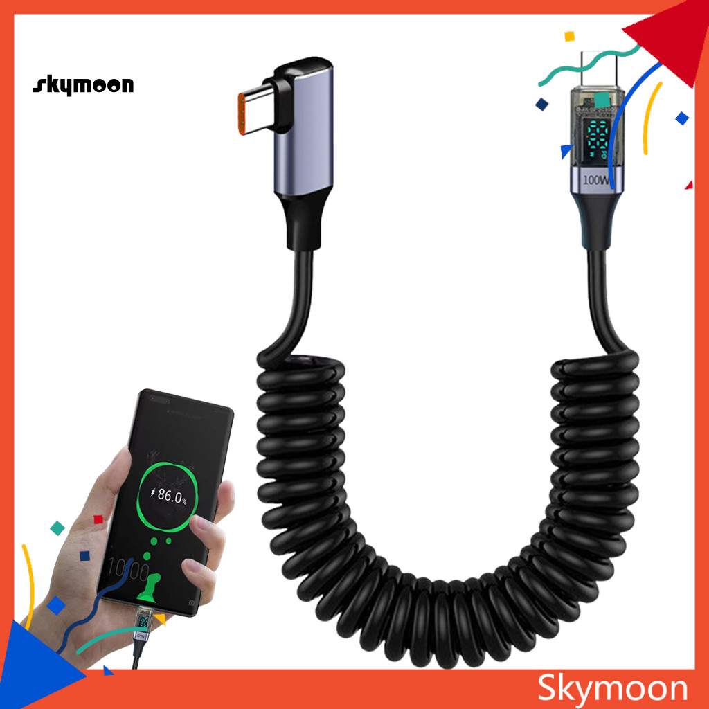 Skym* Charging Cord Digital Display Charging Cable Fast Charging Type-c ...