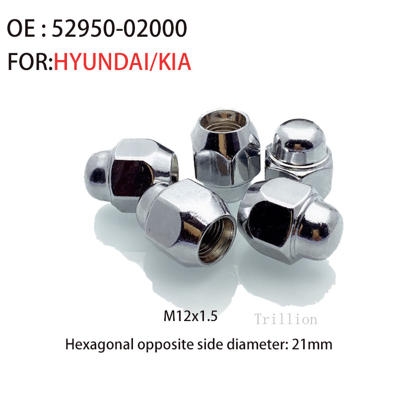 Wheel screw tire nut 304 stainless steel suitable for HYUNDAI KIA 52950 ...