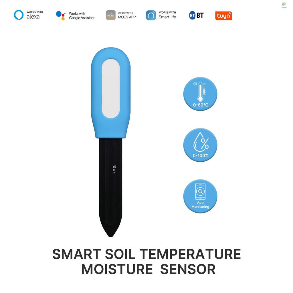 Soil Temperature Humidity Meter Tuya APP BT Protocol Smart Home Soil Temperature and Humidity ...