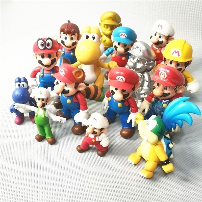Genuine Bulk Goods Super Mario Mario Louis Movable Doll Doll Desktop ...