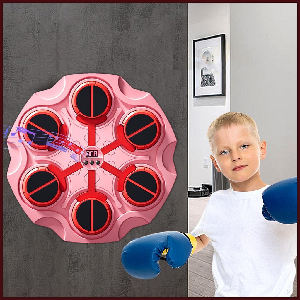 Wall Music Boxing Pad Smart Punching Target Toys with Boxing Gloves ...