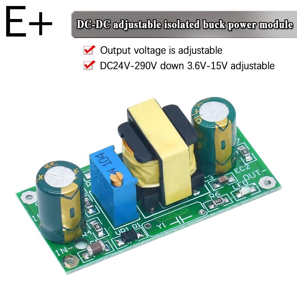 DC Step Down Buck Power Supply Module Adjustable DC 22V-290V to 3.6V ...