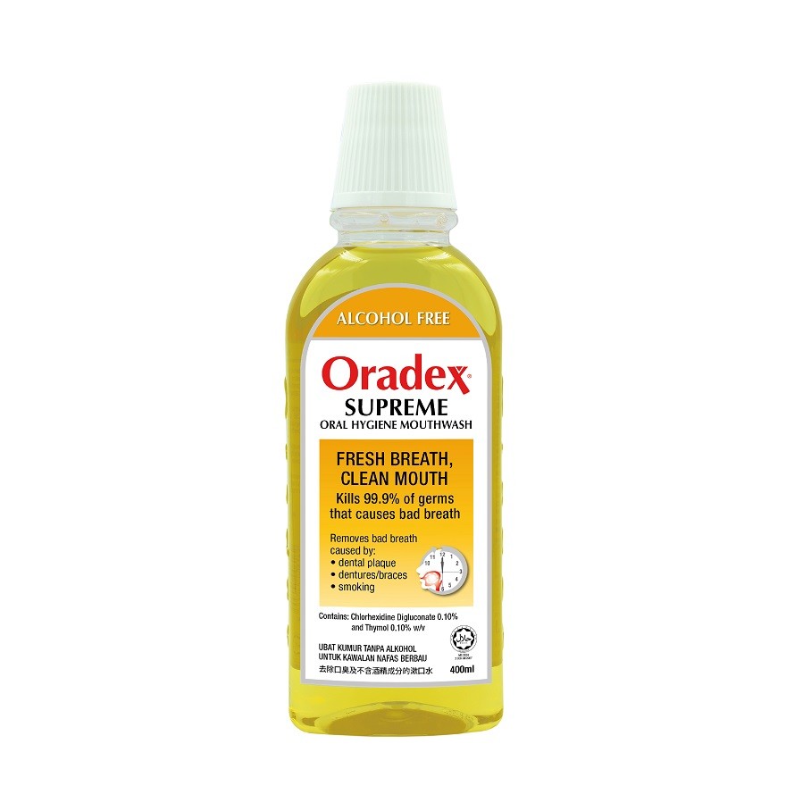 ORADEX Supreme Oral Hygiene Mouthwash 400ml | Shopee Malaysia