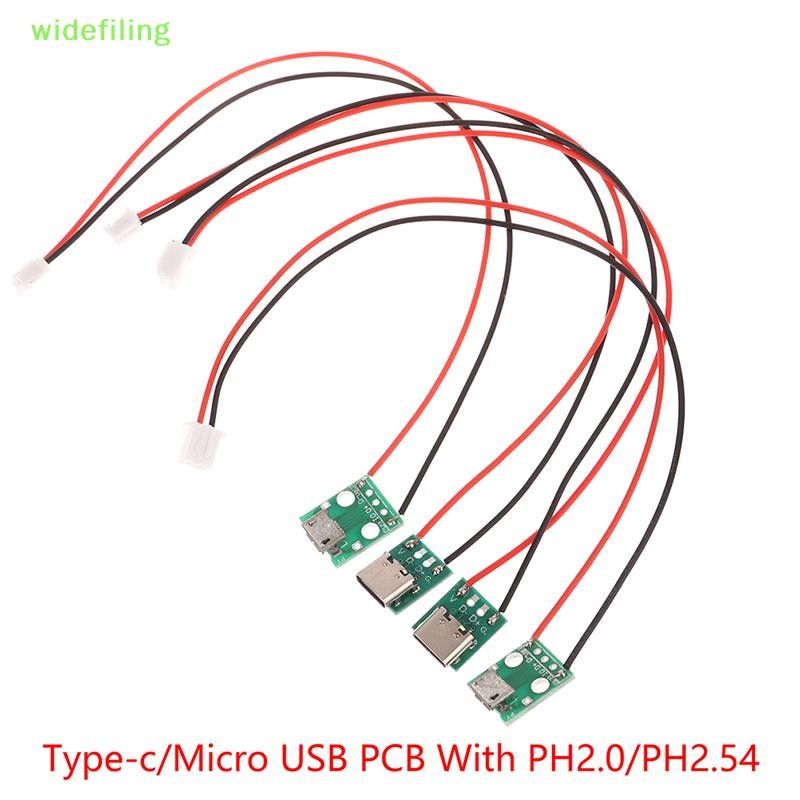 widefiling Type-c PCB With Cabel Converter Adapter Micro USB To DIP ...