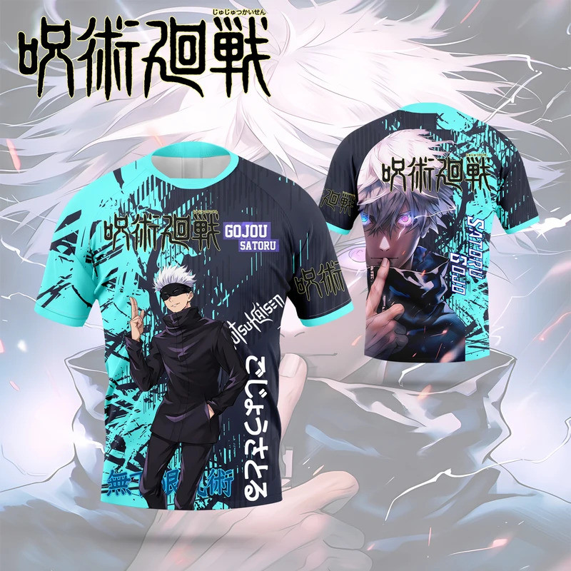 Jujutsu Kaisen Satoru Gojo 3D Print T-Shirt Harajuku Style Anime ...