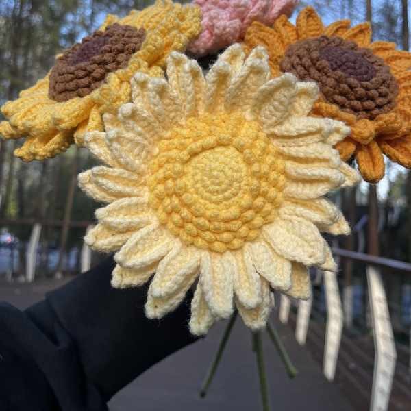 flower crochet bunga crochet crochet flower Sejambak bulu bunga ...