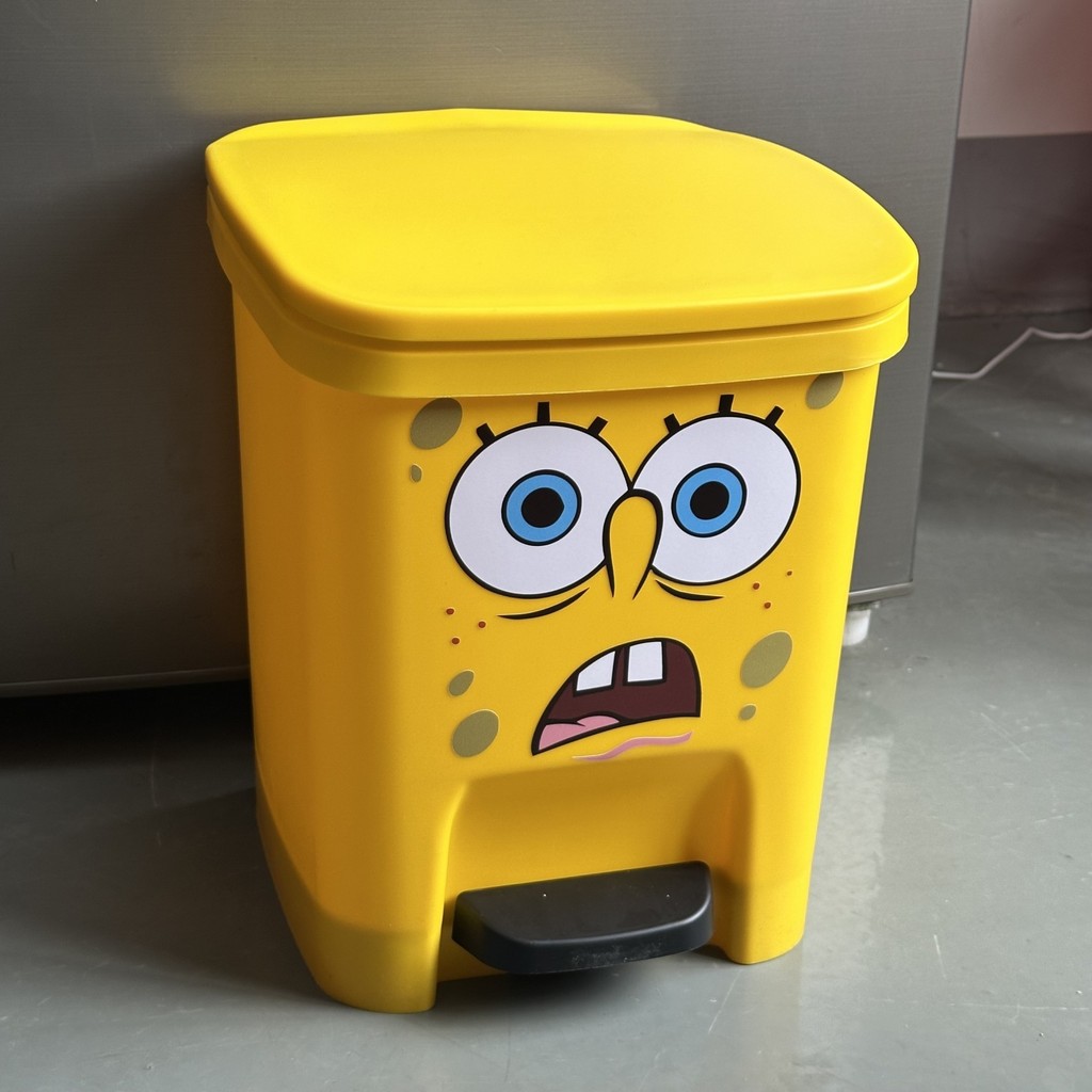Spot goods Cute trash can Garbage bin bedroom Garbage bin kitchen Small ...