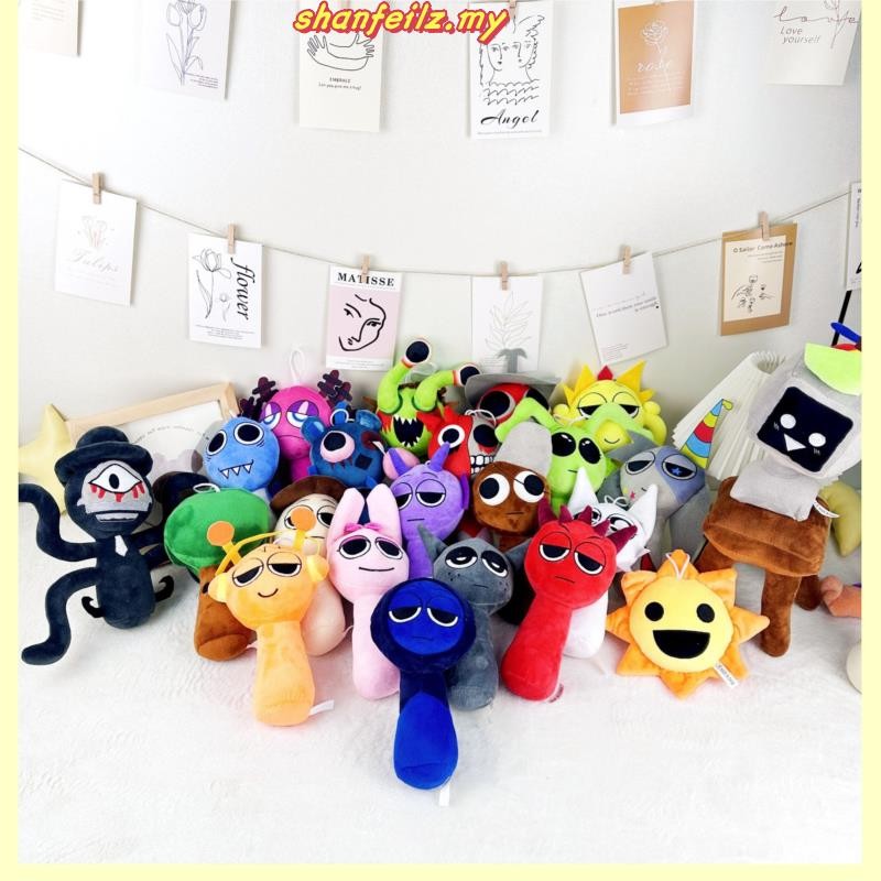 25cm Sprunki Incredibox sprunki Wenda Gray Oren Raddy plush toy ...