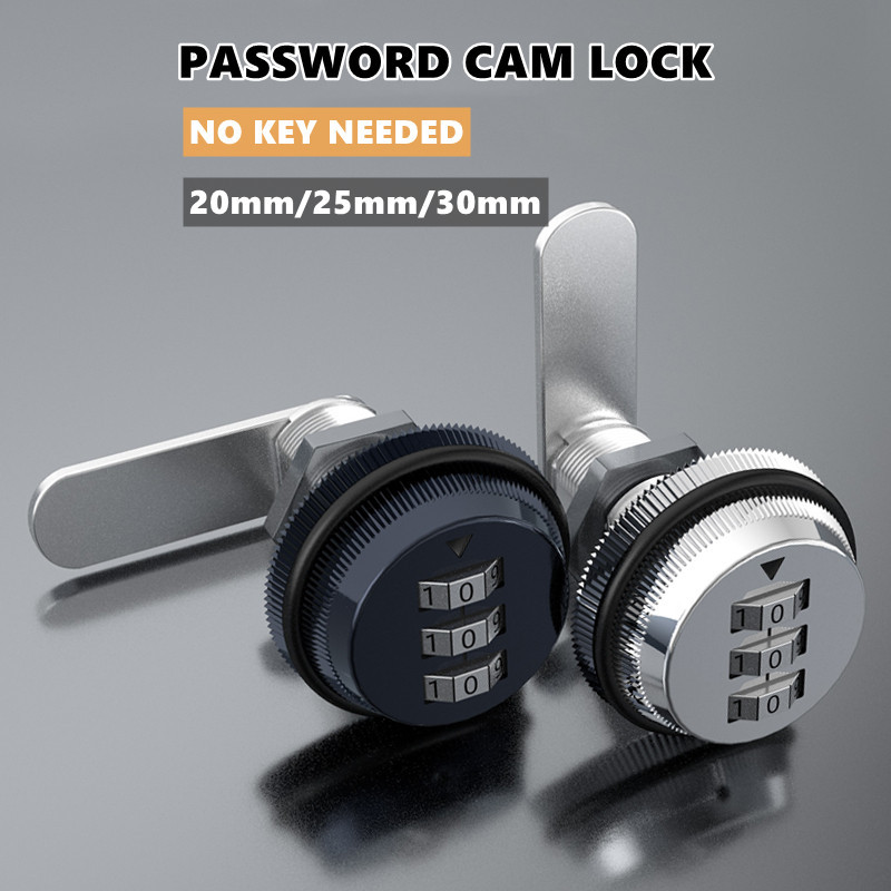 20mm 25mm 30mm 3 Digit Combination Cam Lock Keyless Password Locker ...