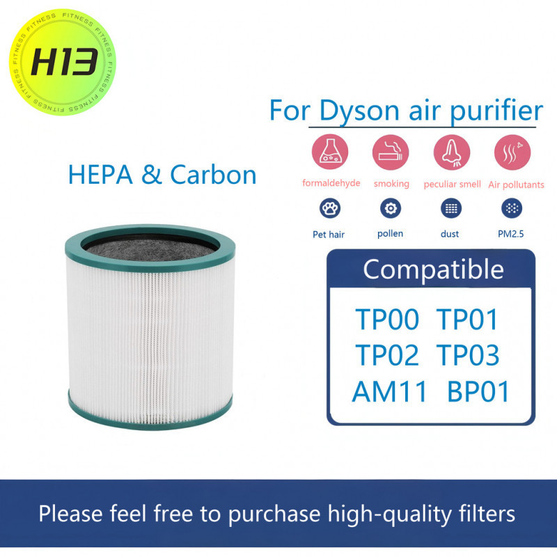 Untuk Dyson Pure Cool penapis pembersih udara TP00 TP01 TP02 TP03 AM11 ...