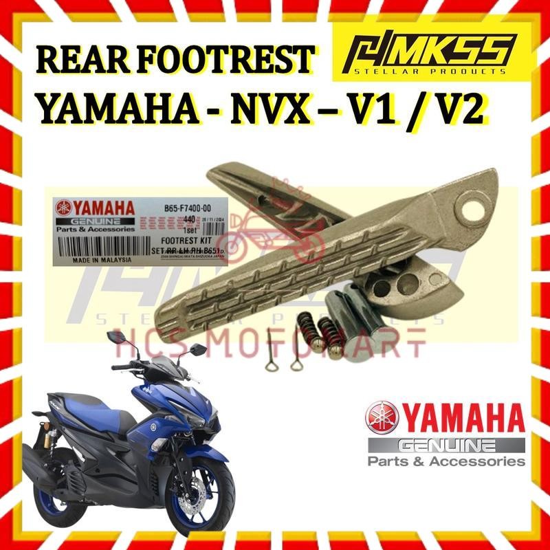 YAMAHA NVX155 V3 V2 V1 REAR FOOTREST WITH BRACKET SET NVX 155 PIJAK ...