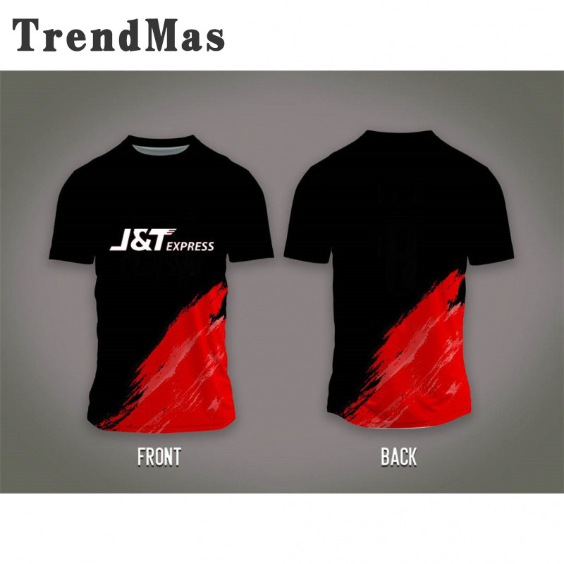 J&T jnt EXPRESS Short Sleeve T-Shirt for Delivery Workers Breathable ...