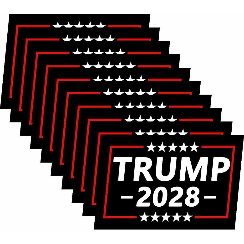 10 Pack Donald Trump 2028 President MAGA Stickers Laptop Bumper Decal ...
