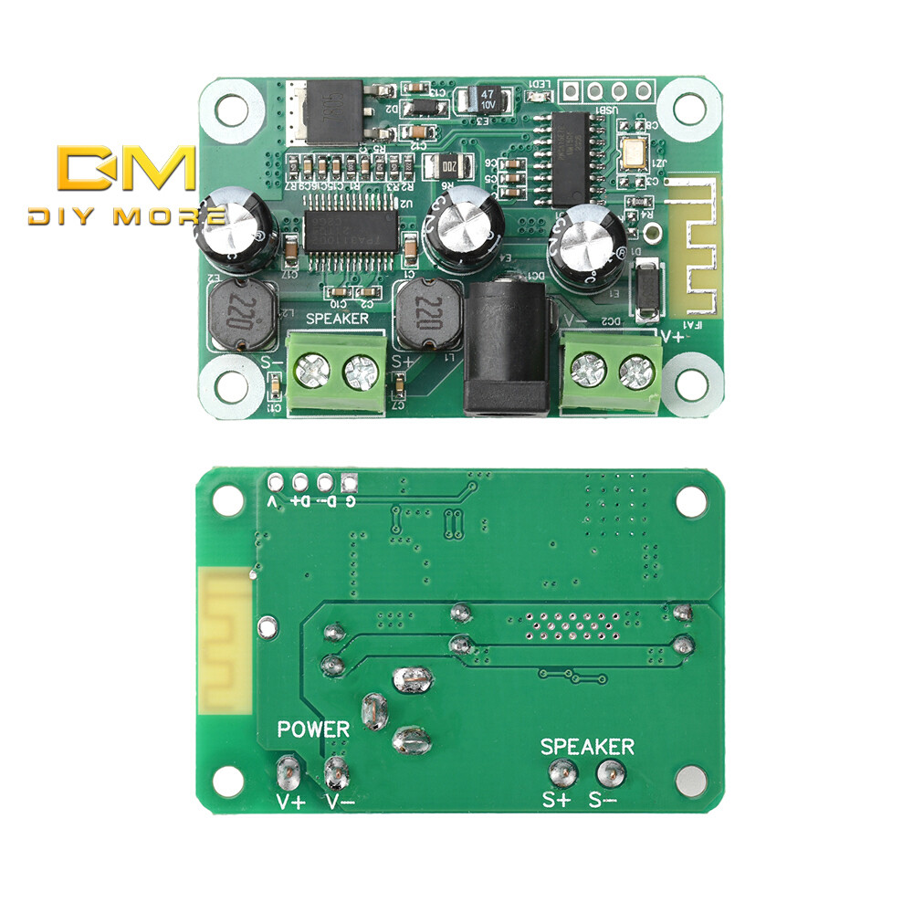 DIYMORE DC 9-25V Tpa3110 Bt 5.4 Amplifier Board Single Channel 30W ...