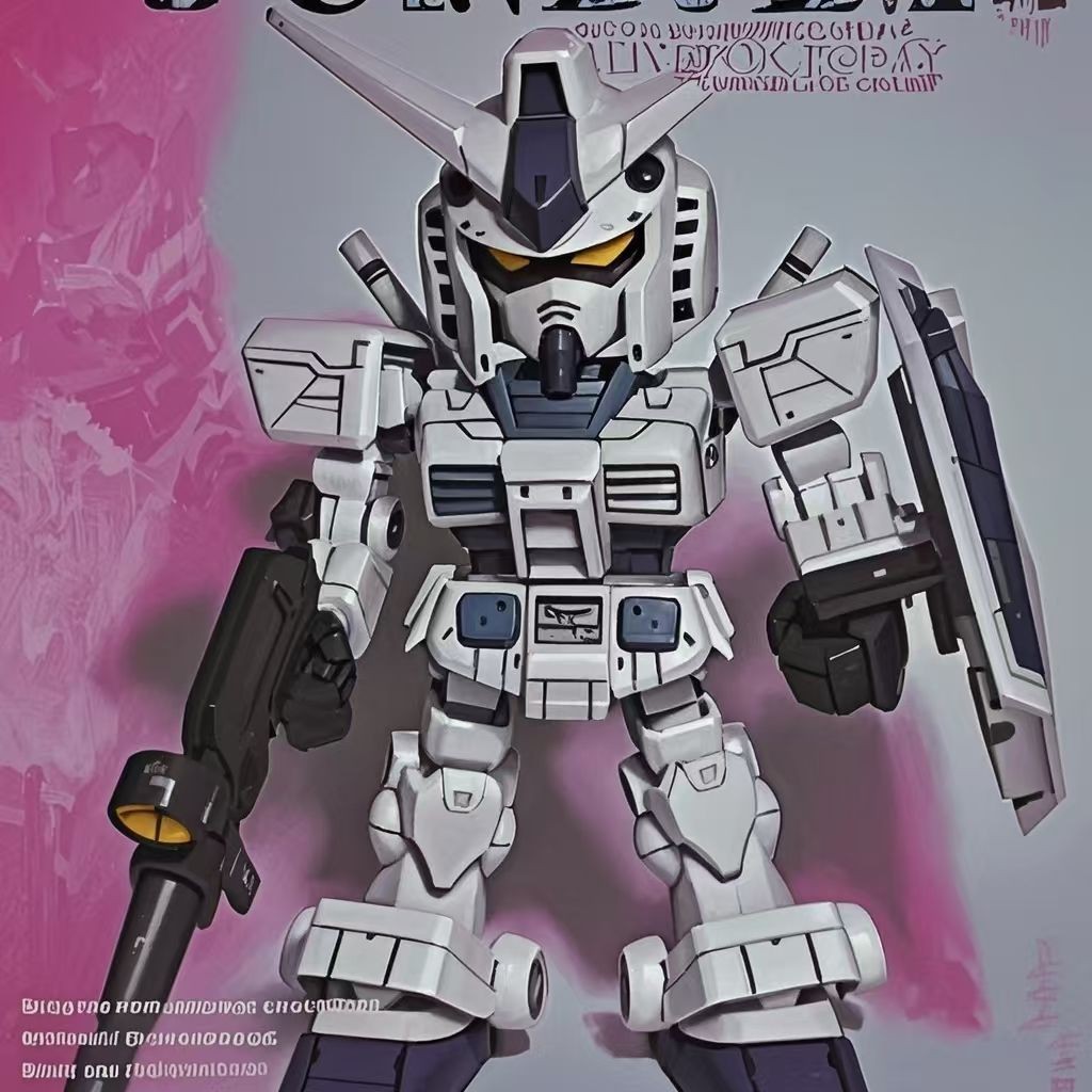 Gundam Base Limited SDEX Q Version BB Warrior RX-78-2MINI Xiaoyuanzu Trendy Play Gundam Assembly ...