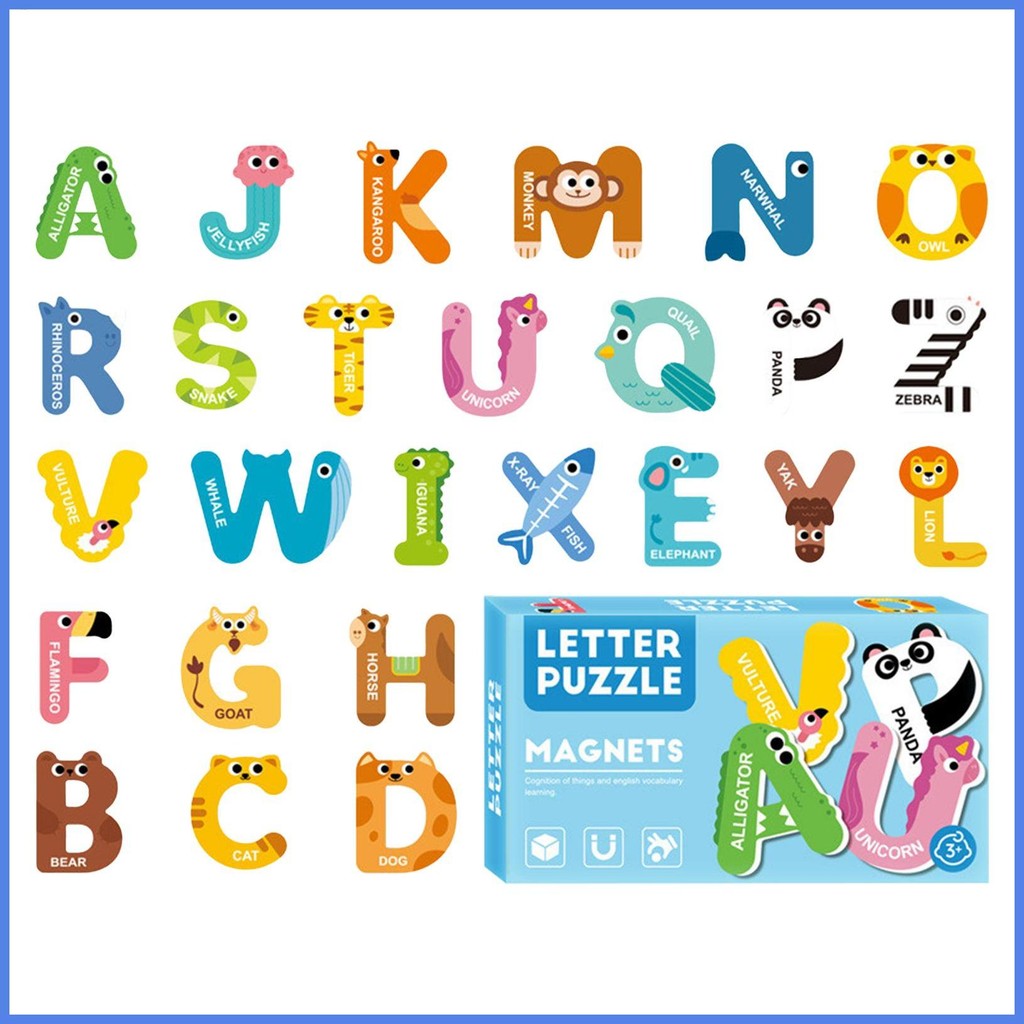 Magnetic Alphabet Letters 26 Letters Uppercase Magnets Colorful ...