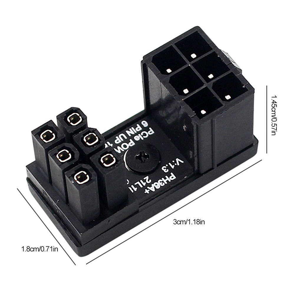 GPU Power Board 6 Pin GPU Power Connector GPU PCIe for PC Computer Graphics Card [BeautYou.my ...