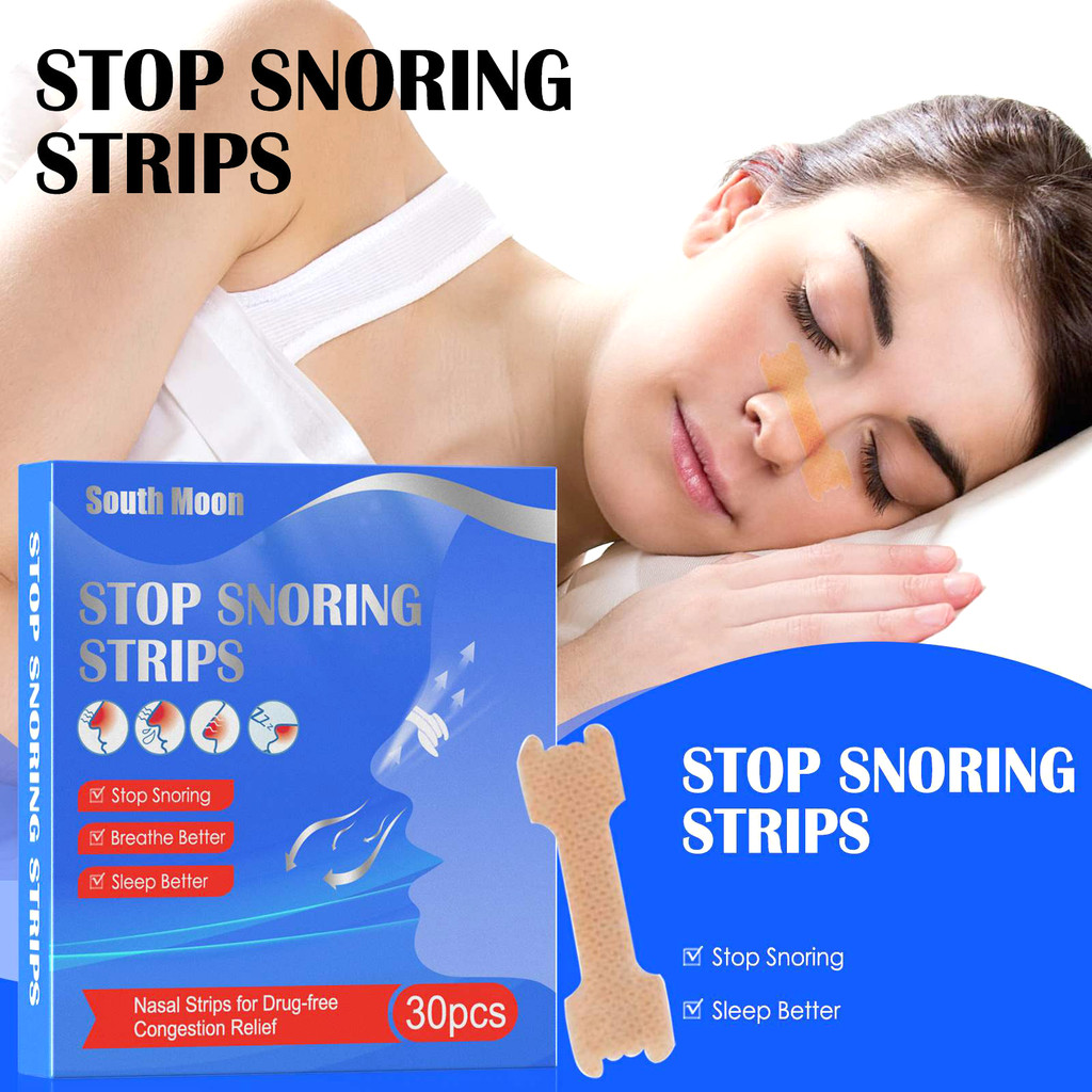 30Pcs/Box Nose Nasal Strips To Reduce Snoring Anti-Snoring And Relieve ...