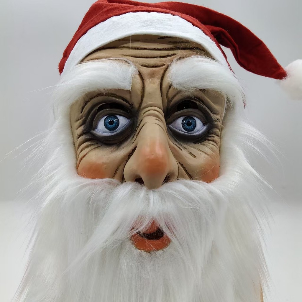Christmas Gifts Santa Latex Mask Halloween Holiday Mask Masquerade ...