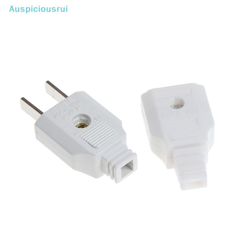 Auspiciousrui US 2 Flat Pin AC Electric Power Male Plug Female Socket ...