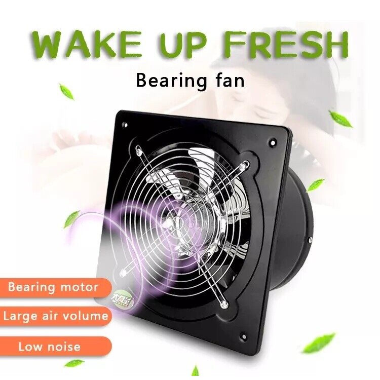 Wall Kipas Ekzos Silent Ventilating Household Fan Wall Mount ...