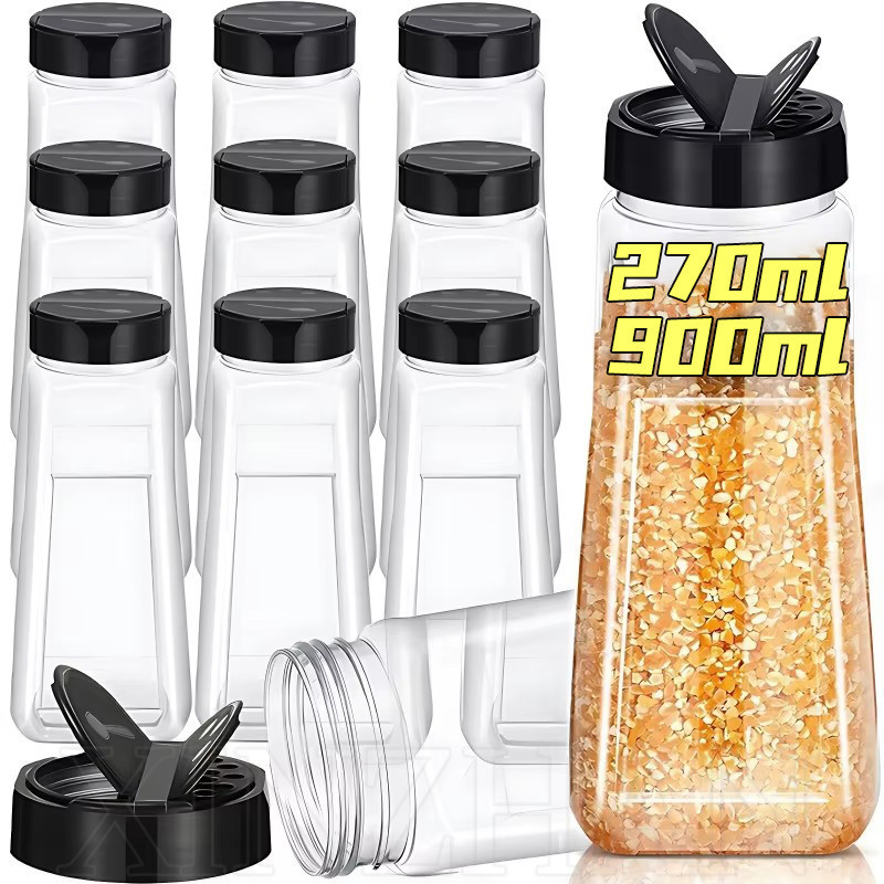 100-900ml Salt Sugar Spice Powders Condiment Container Bottle - Double ...