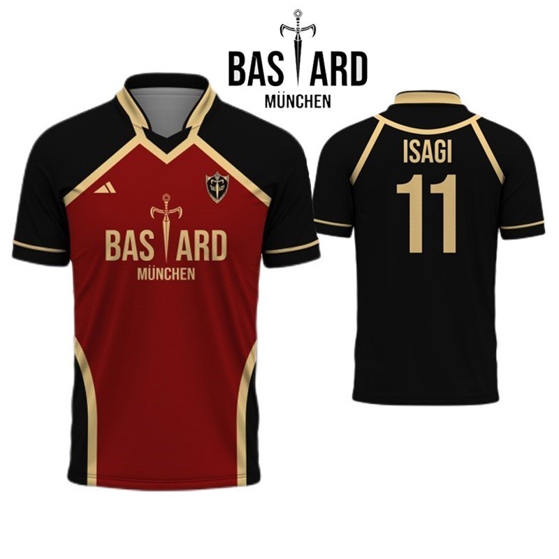 Jersey Anime Blue Lock Isagi Yoichi Bastard Munchen Team Football ...