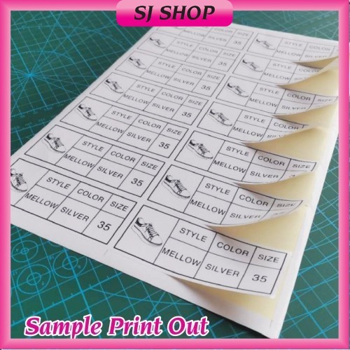 A4 Label Sticker | A4 Die Cut Blank Sticker | A4 White Sticker ...