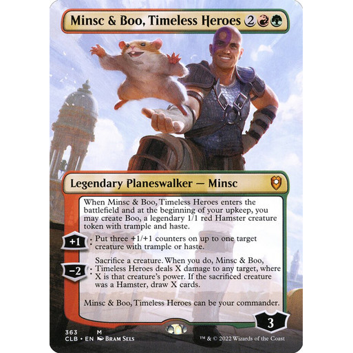 MTG PlayTest cards - Minsc & Boo, Timeless Heroes (Multi) | Shopee Malaysia