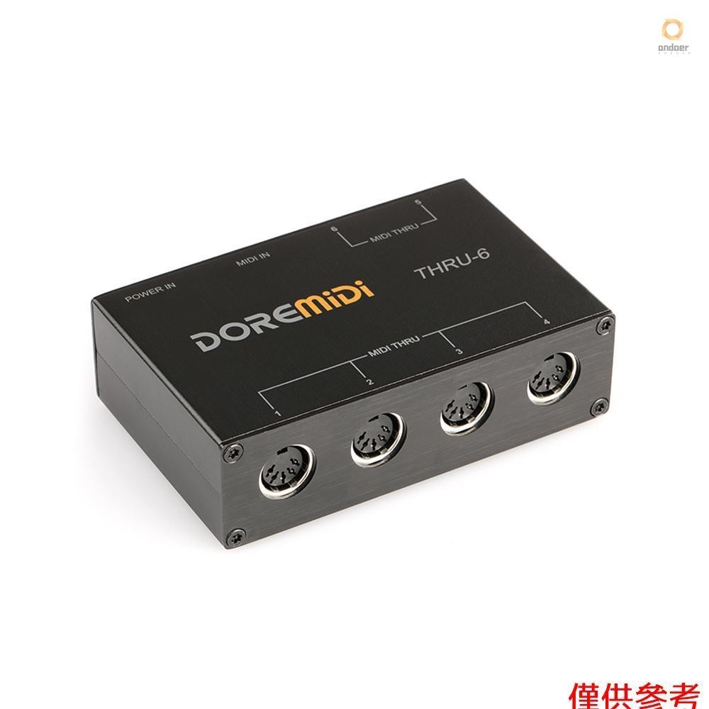 DOREMiDi MIDI Box 1-in 6-out MIDI Splitter Converter Host Box Plug and ...