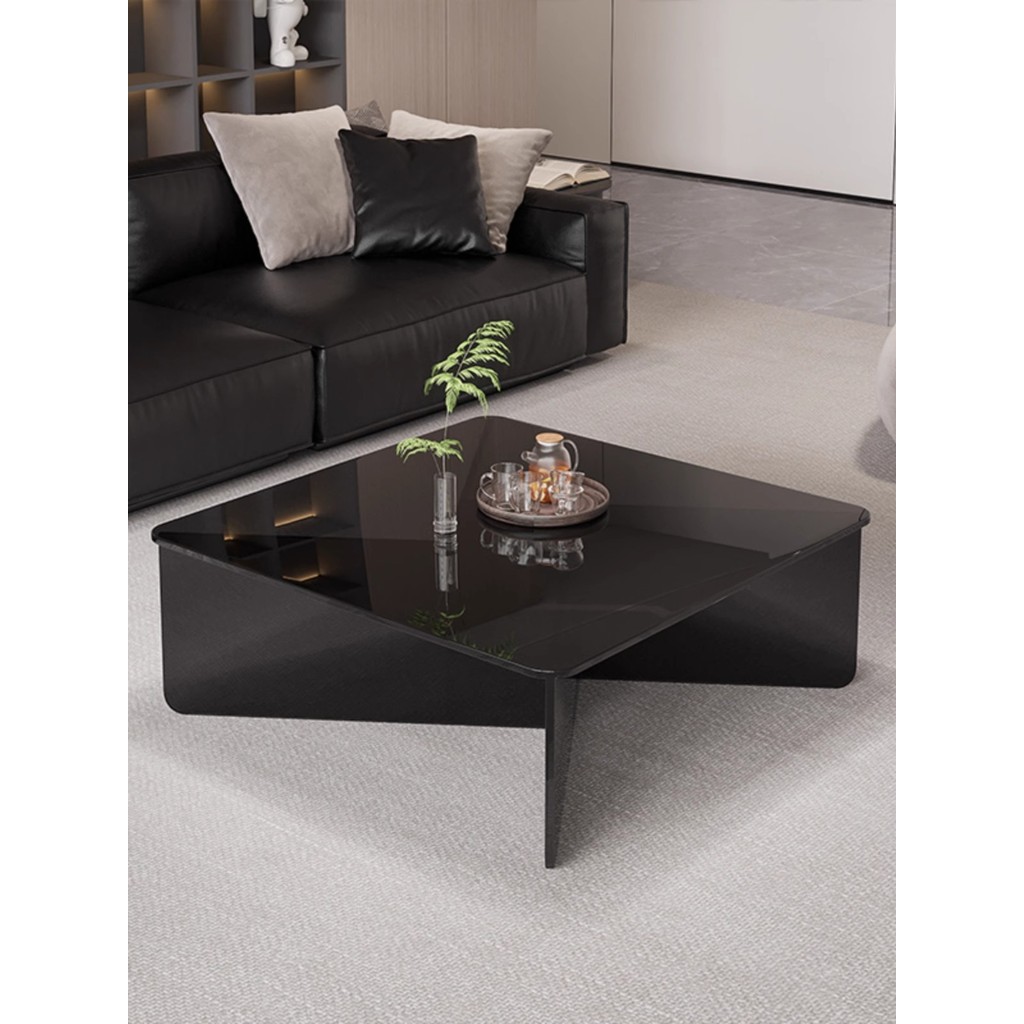 [Customizable] Modern Simple Square Coffee Table Acrylic Coffee Table ...