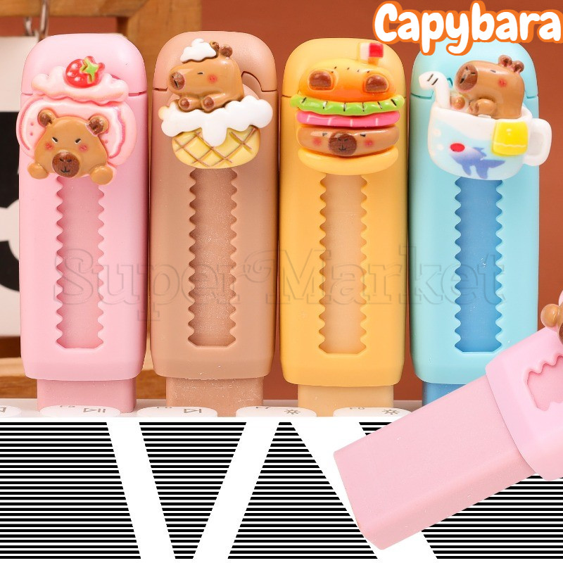 Random Color Capybara Eraser - Writing Drawing Modify Erase Tool ...