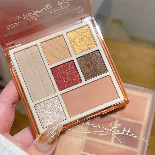 eyeshadow eyeshadow stick Palet Pembayang Mata AKF Tujuh Warna Pemerah Pemerah Penyerlah Kontur ...