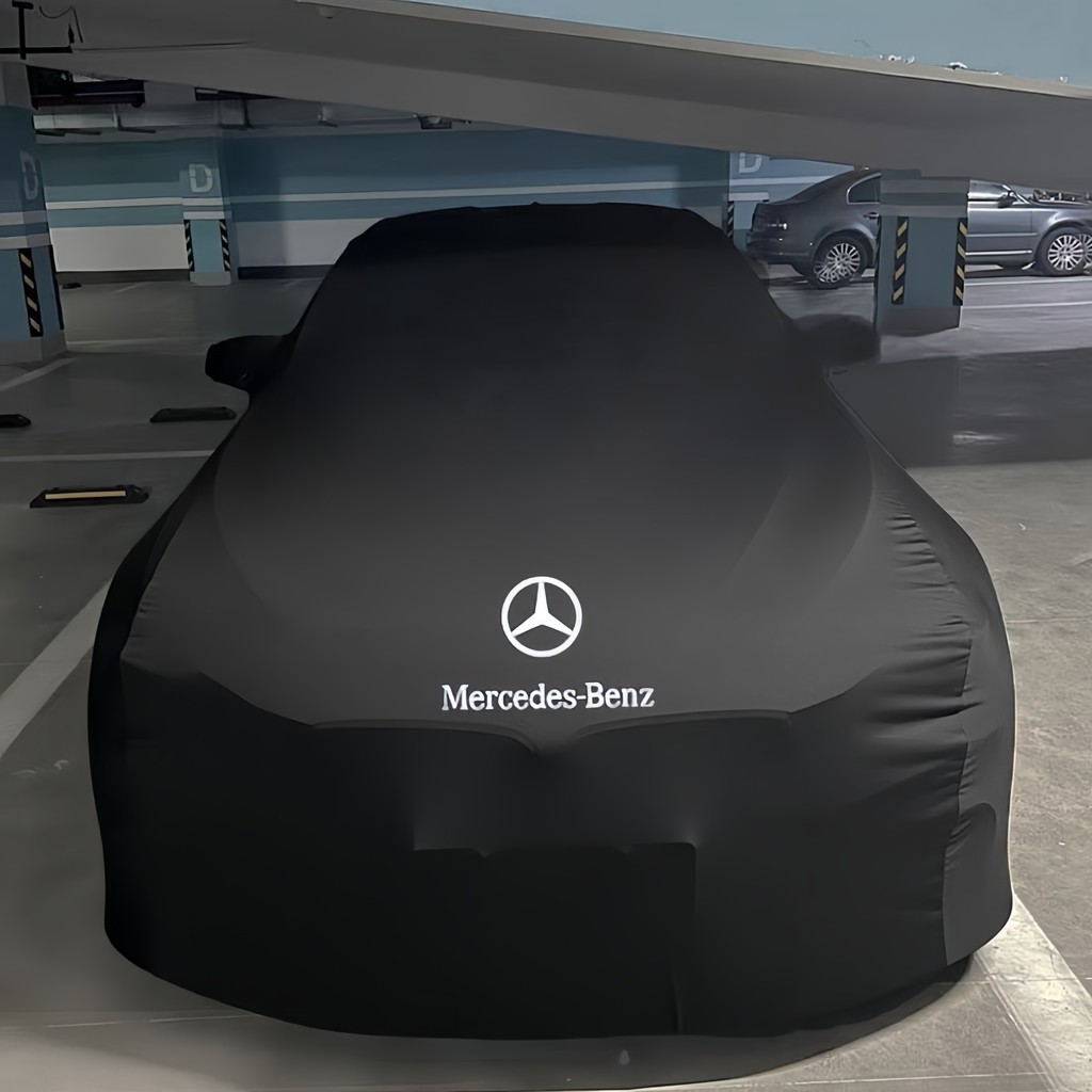 Benz Logo Car Cover Dustproof Scratch-proof UV-proof Car Cover For ...