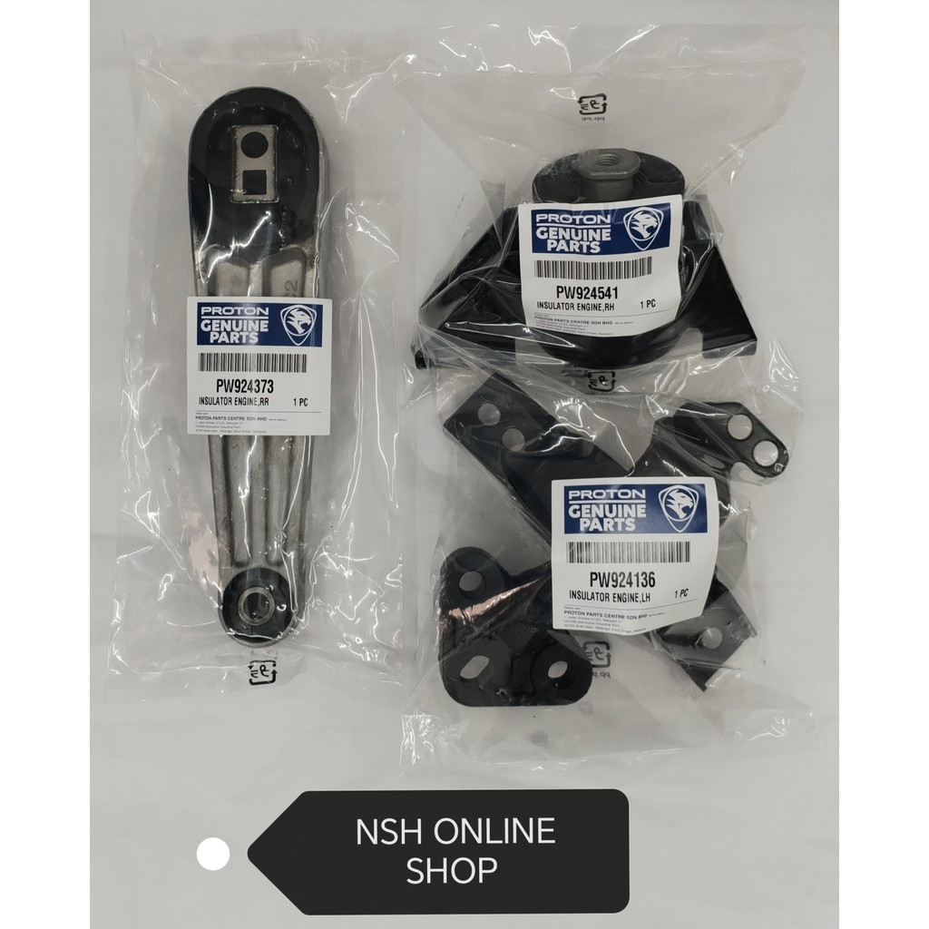 Engine Mounting Set (OEM) for Proton Saga VVT 1.3 & 1.6 2016 Year (Auto ...