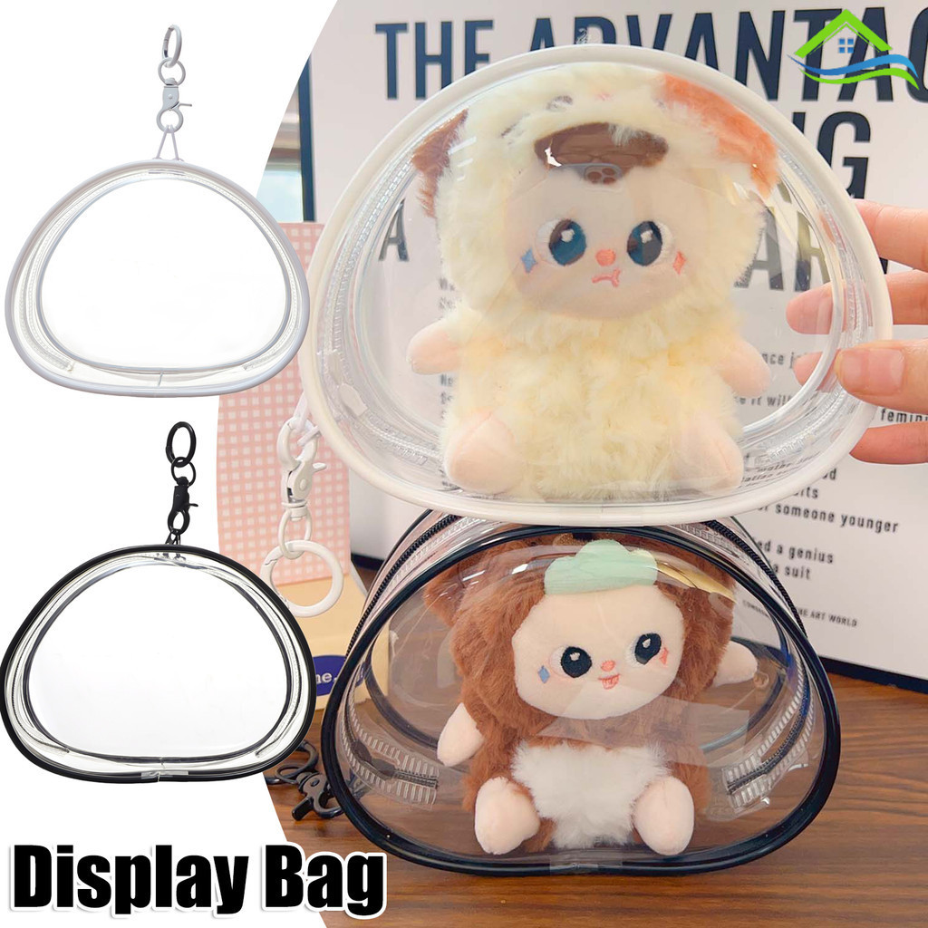 Transparent PVC Plush Doll Outdoor Display Bag - Dustproof Keychain ...